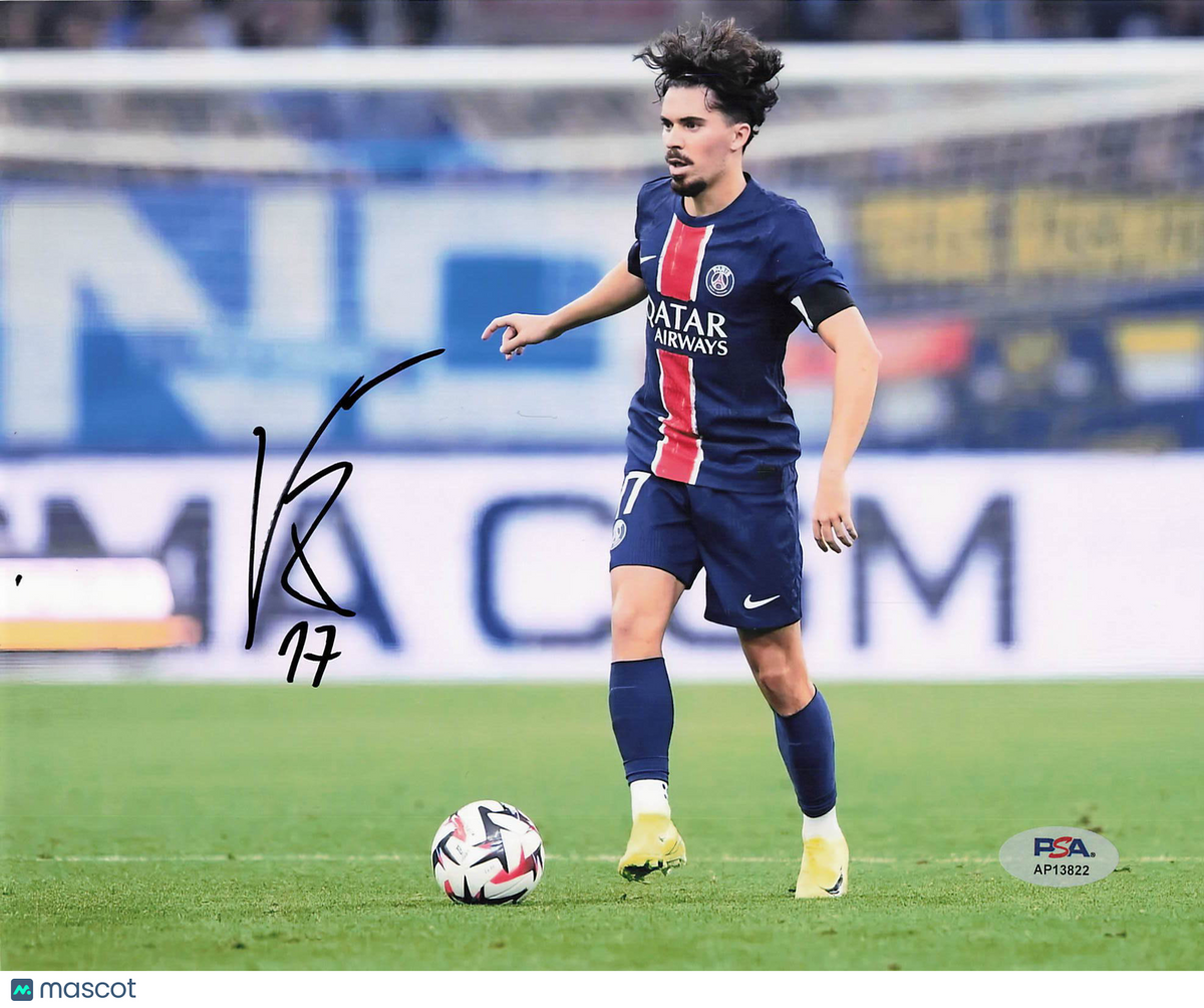 Vitinha Signed 8x10 Photo PSA Authentic PSG Soccer – Golden State Memorabilia