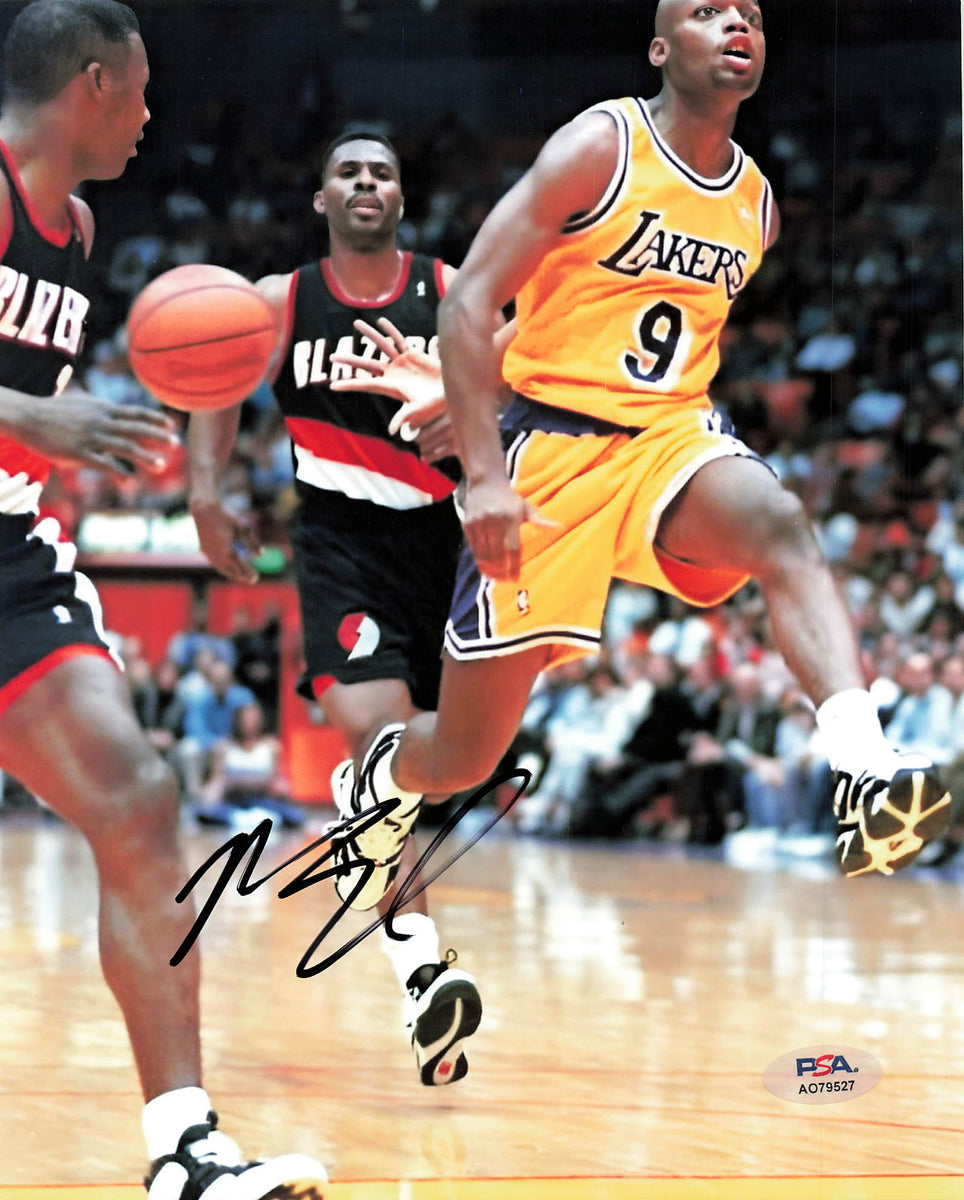 NICK VAN EXEL signed 8x10 photo PSA/DNA Los Angeles Lakers Autographed – Golden State Memorabilia