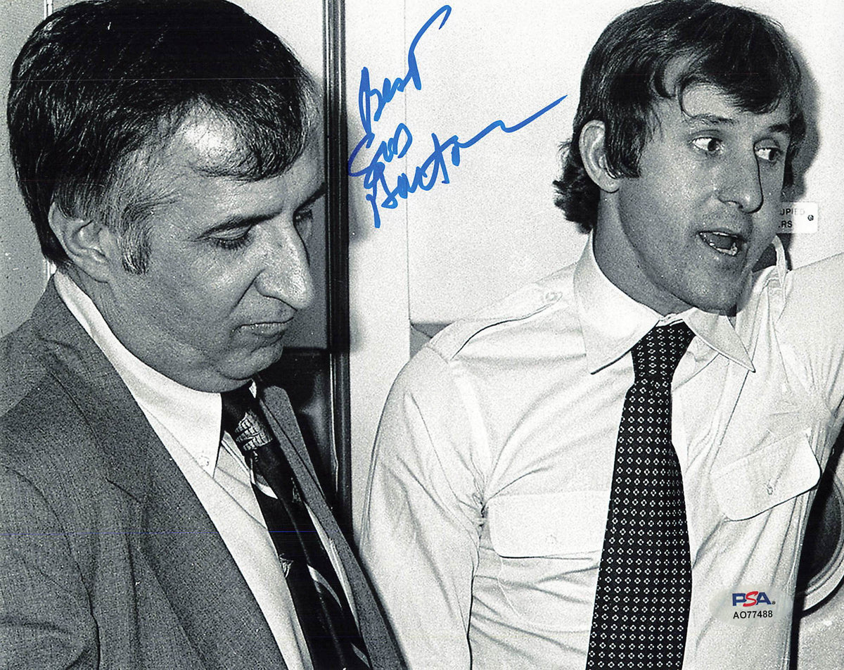 SID HARTMAN signed 8x10 photo PSA/DNA Autographed American Sports Writ ...