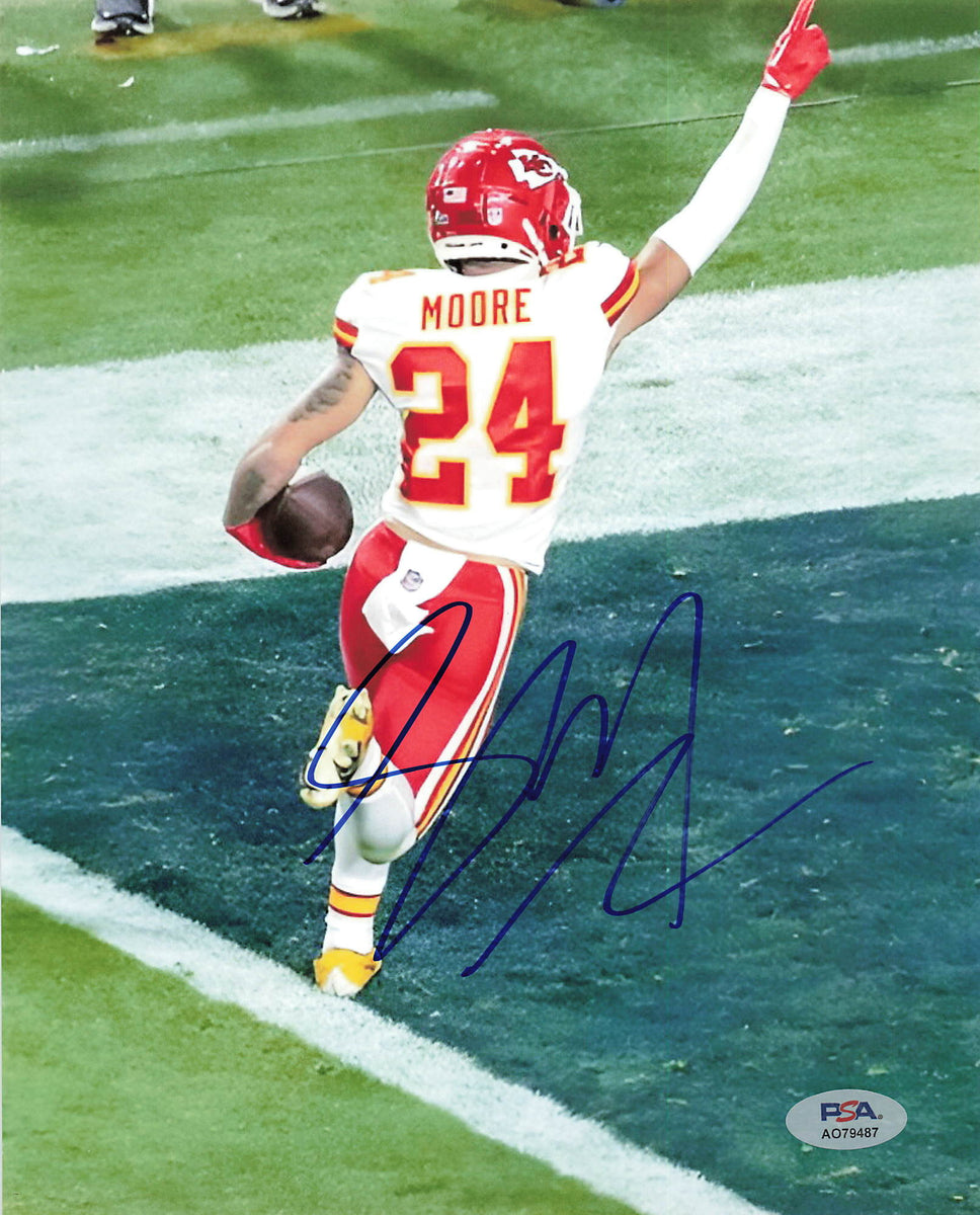 Skyy Moore signed 8x10 photo PSA/DNA Chiefs Autographed Super Bowl Cha ...