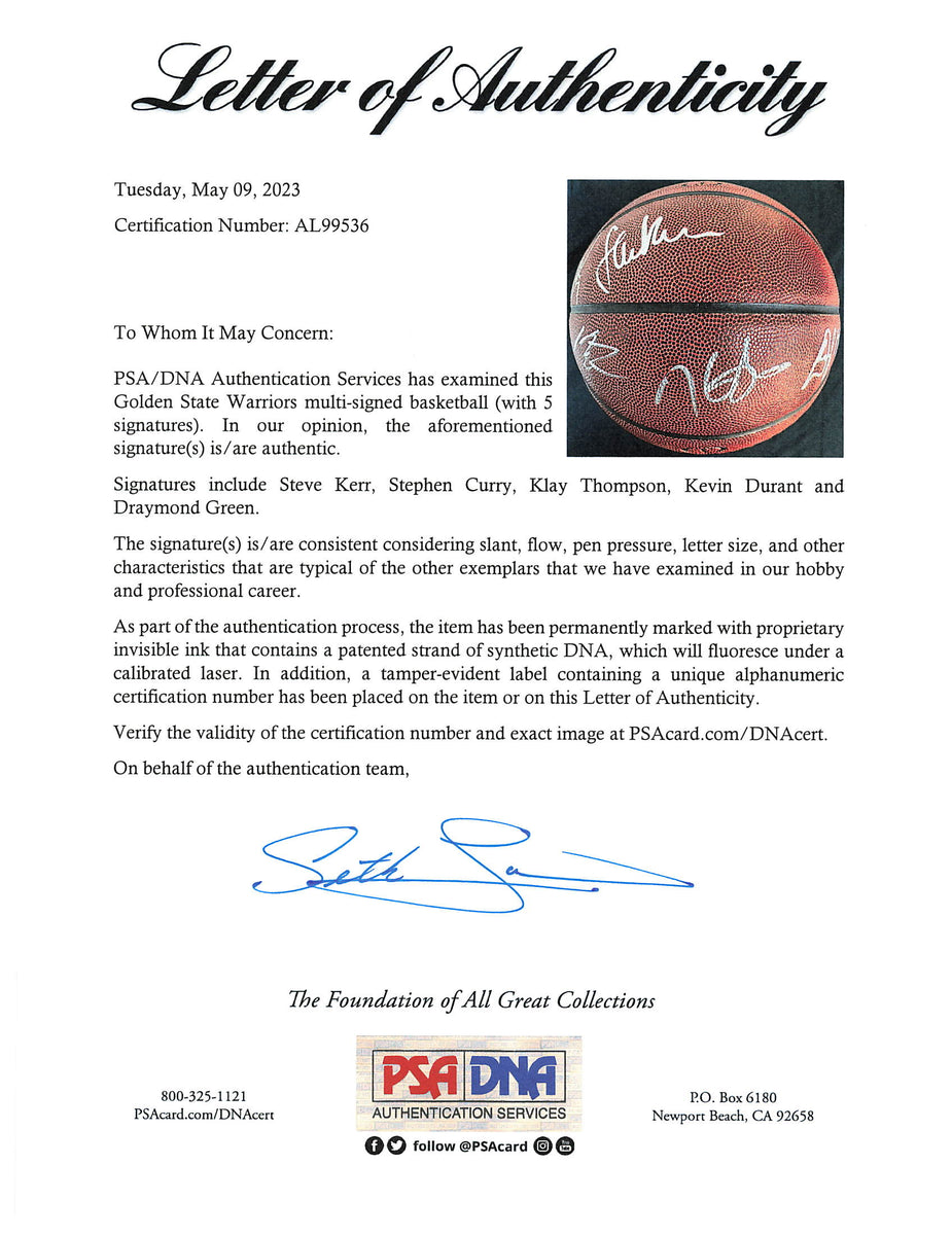 Warrior Greats signed Basketball PSA/DNA Warriors autographed – Golden ...