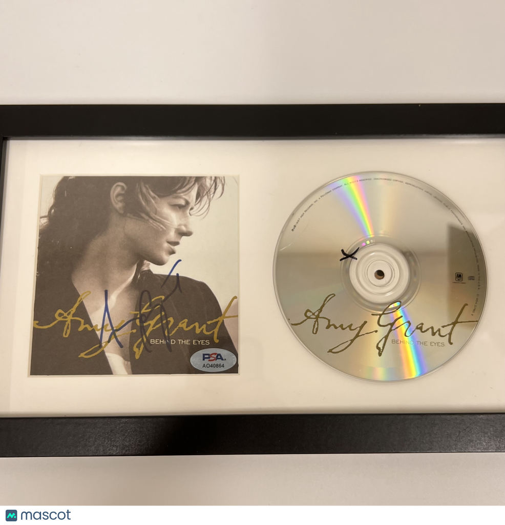 Amy Grant Signed CD Cover Framed PSA/DNA CMFT Autographed Behind the E ...