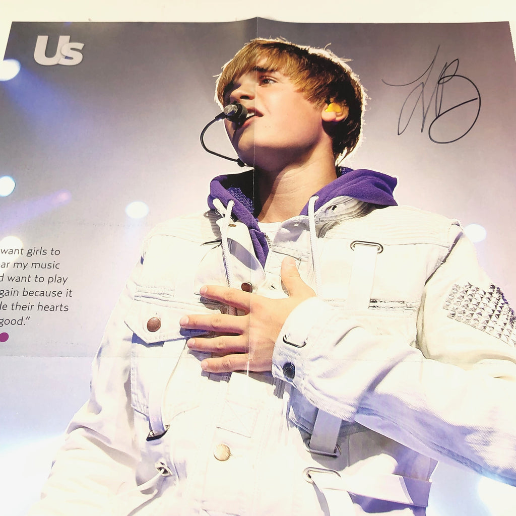 Justin Bieber Signed Poster PSA/DNA Autographed – Golden State Memorabilia