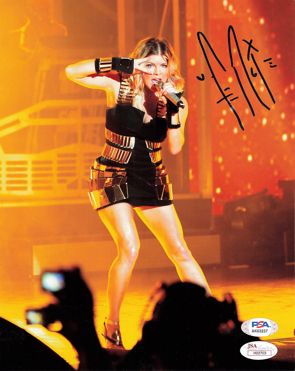Fergie signed 8x10 photo PSA/DNA Autographed Singer the Black Eyed Pea ...