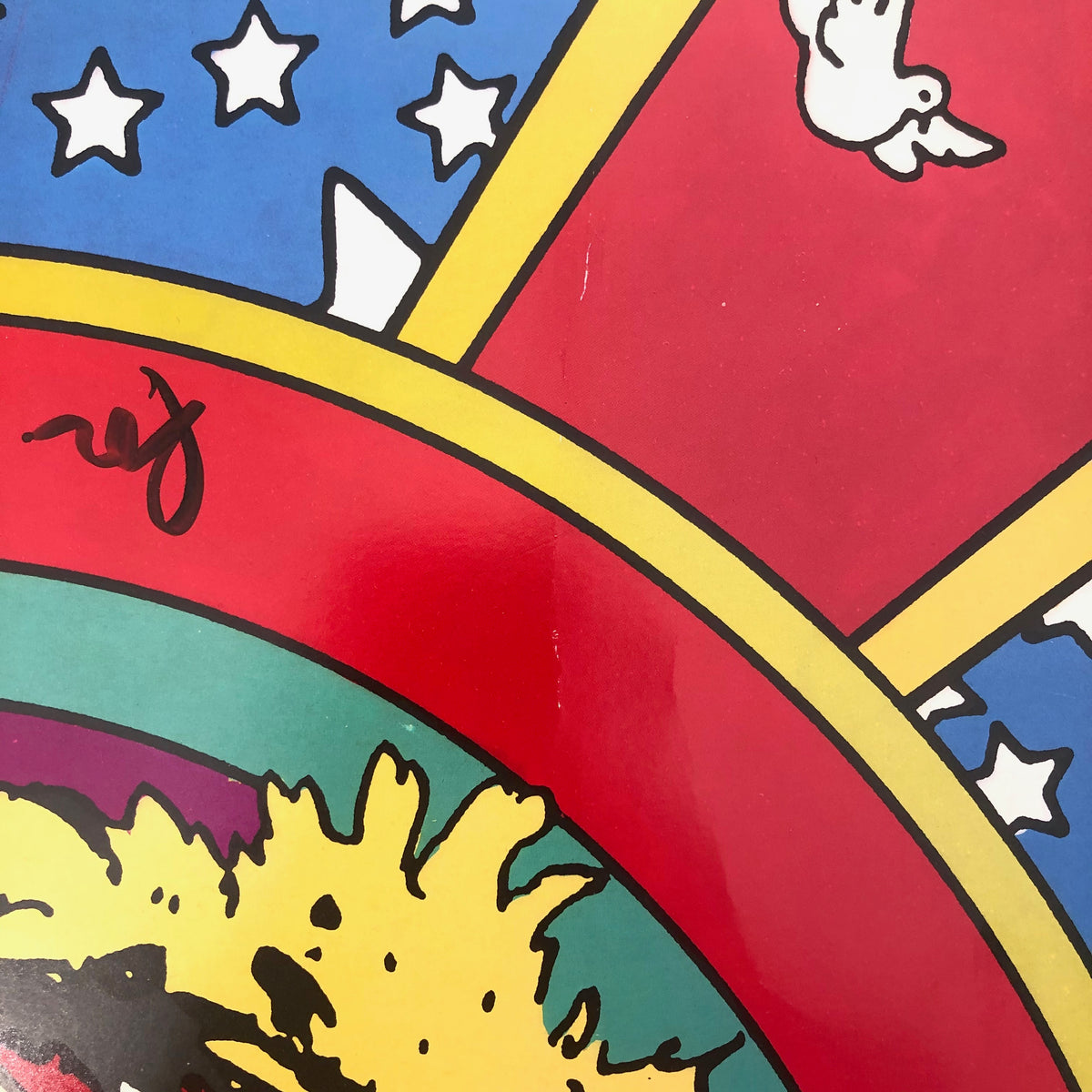 Peter Max signed 24x36 Poster PSA/DNA LOA Autographed – Golden State ...