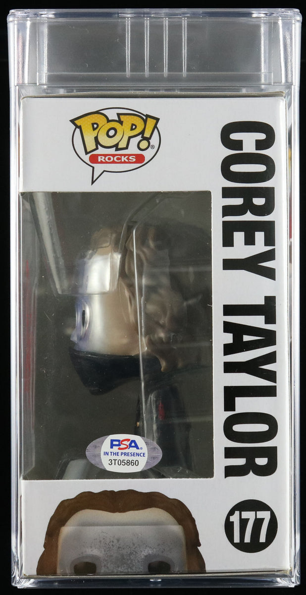 Corey Taylor Slipknot Signed Funko Pop #177 PSA/DNA Encapsulated Auto ...